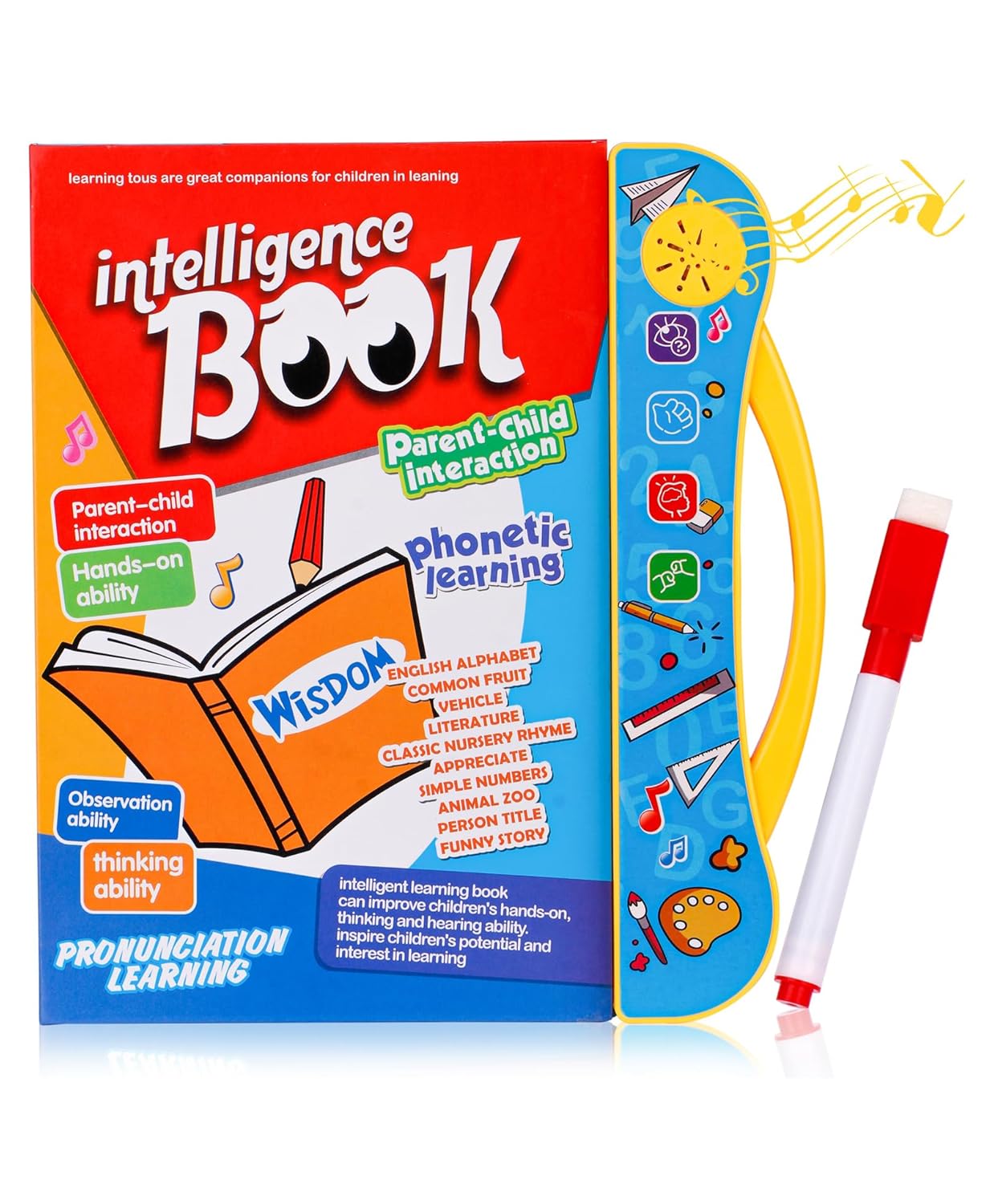 Interactive Preschool Learning Book – Alphabets, Numbers & Touch S ...