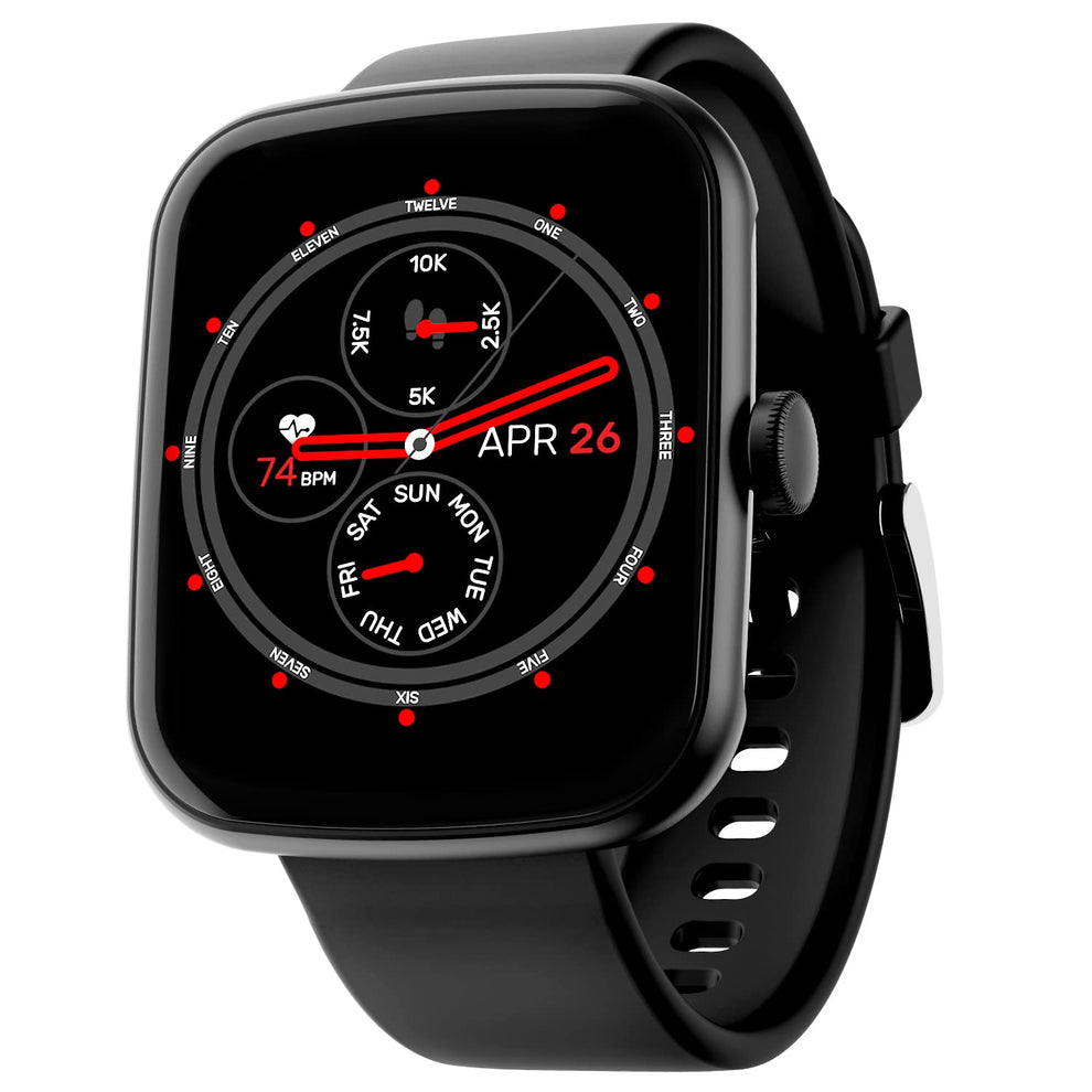 BoAt Wave Style SmartWatch (Black) – ECellStreet